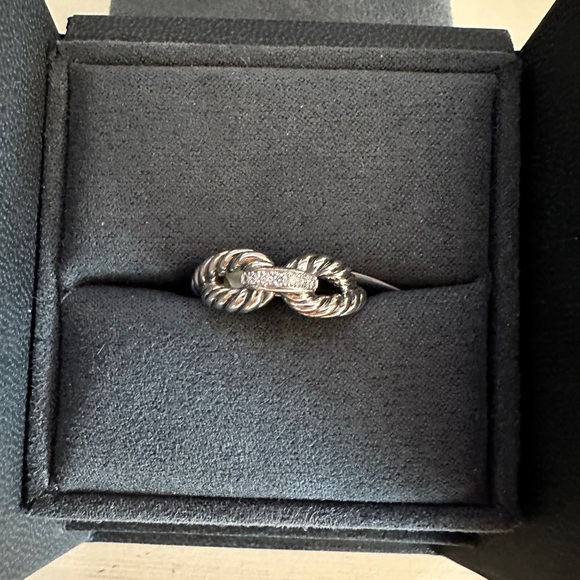 David Yurman | Jewelry | David Yurman Cable Loop Band Ring In Sterling ...